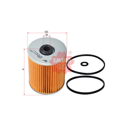 Sakura Fuel Filter Element F-1110 Cross Ref: 23304-78110 - Western Filters