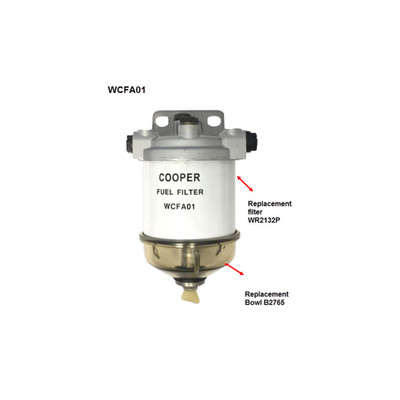 WCF282 Diesel Wesfil Cooper Fuel/Water Separator Suits ‘Flashlube’ System