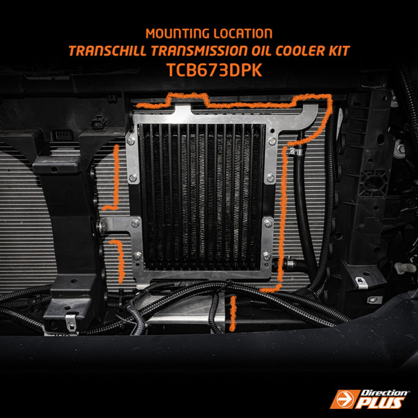 TCB673DPK 32mm Transmission Cooler Kit for Ford Ranger 3.0L V6 Turbo Diesel BF2S (2022-on)