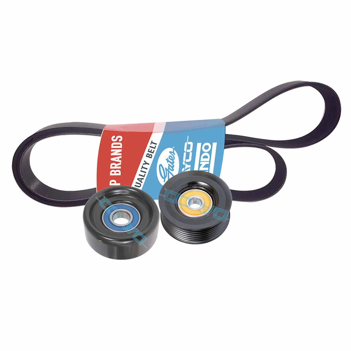 Belt & Pulley Kit for Nissan Patrol 5.6L V8 DI Y62 298kW VK56VD (2013 ...