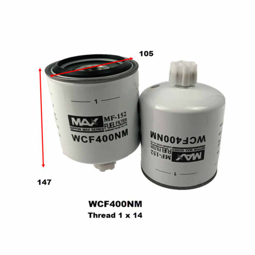 WCF400NM Diesel Fuel Filter for Z1012