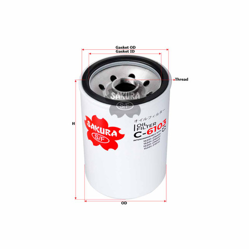 Sakura Oil Filter C-6103