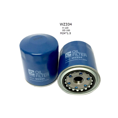 WZ334 Wesfil Cooper Oil Filter for Ford Mazda Toyota (Cross Ref: Z334)