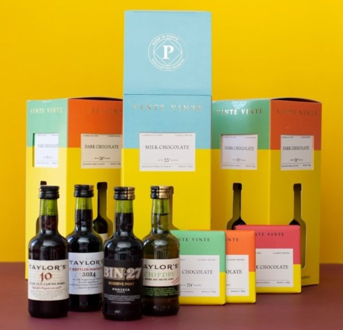 Vinte Vinte Chocolate & Port tasting pack (4x5cl) - Ellis Wharton Wines