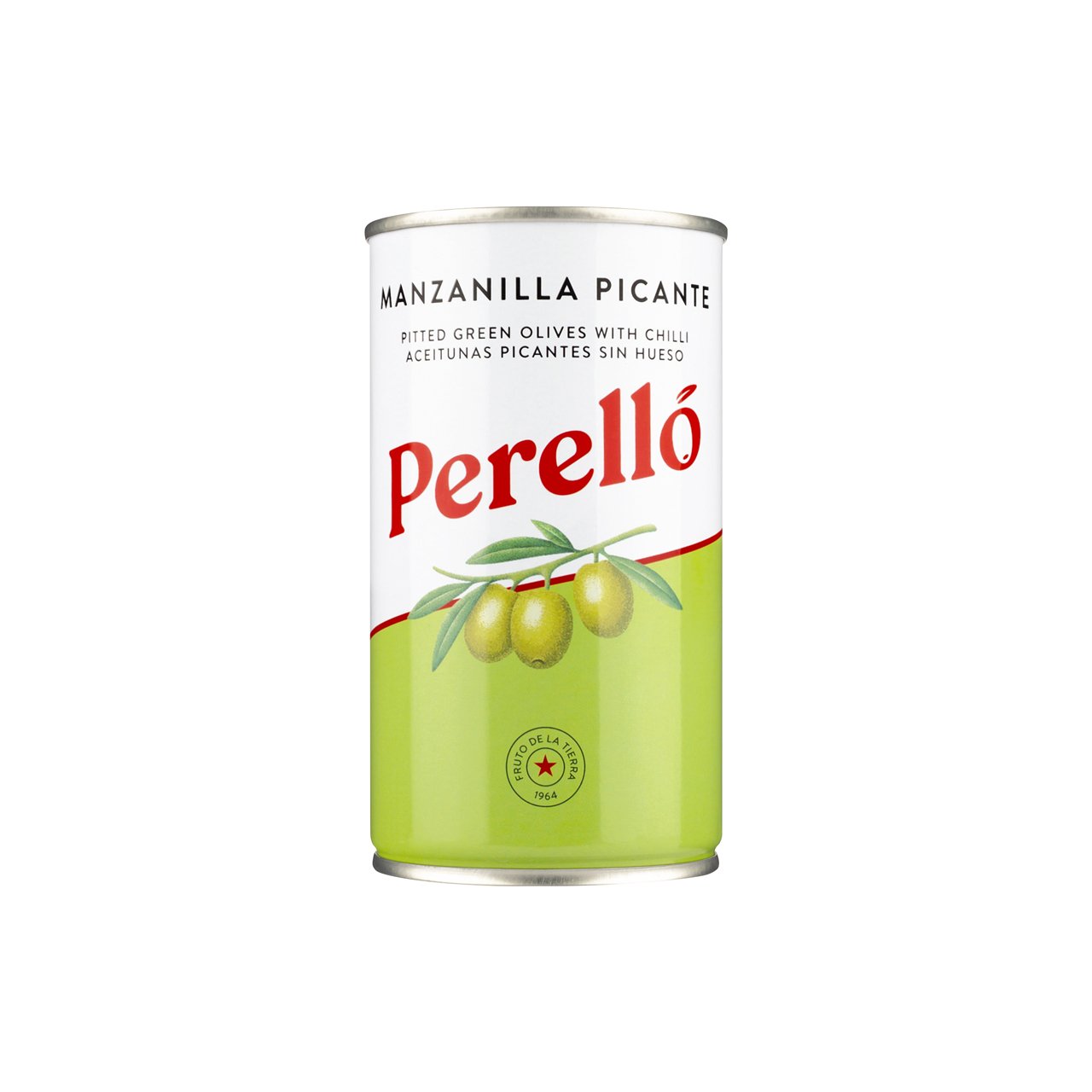 Perello Manzanilla Picante Olives Tin 150g - Ellis Wharton Wines