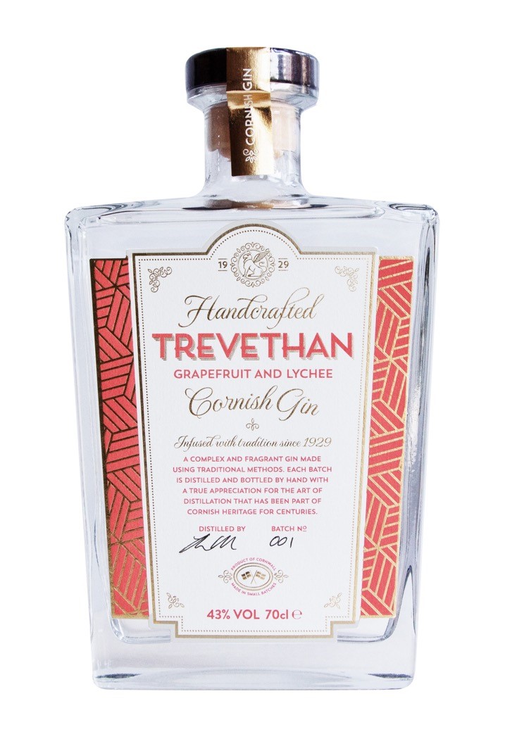 Trevethan Grapefruit & Lychee Gin - Ellis Wharton Wines