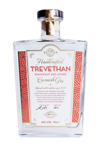 Trevethan Grapefruit & Lychee Gin - Ellis Wharton Wines