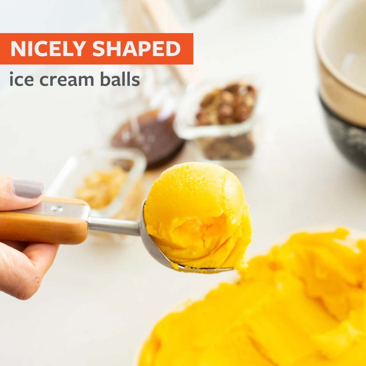 Full Circle The Baller Ice Cream Scoop - Fante's Kitchen Shop - Since 1906