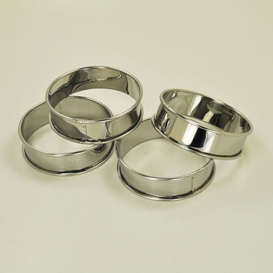 Patisse 3 Inch Tart/ Flan Rings Set of 4 - Fante's Kitchen Shop - Since ...