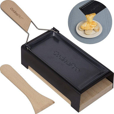 Personal Raclette With 3 Tea Lights and Folding Handle - Fante's ...