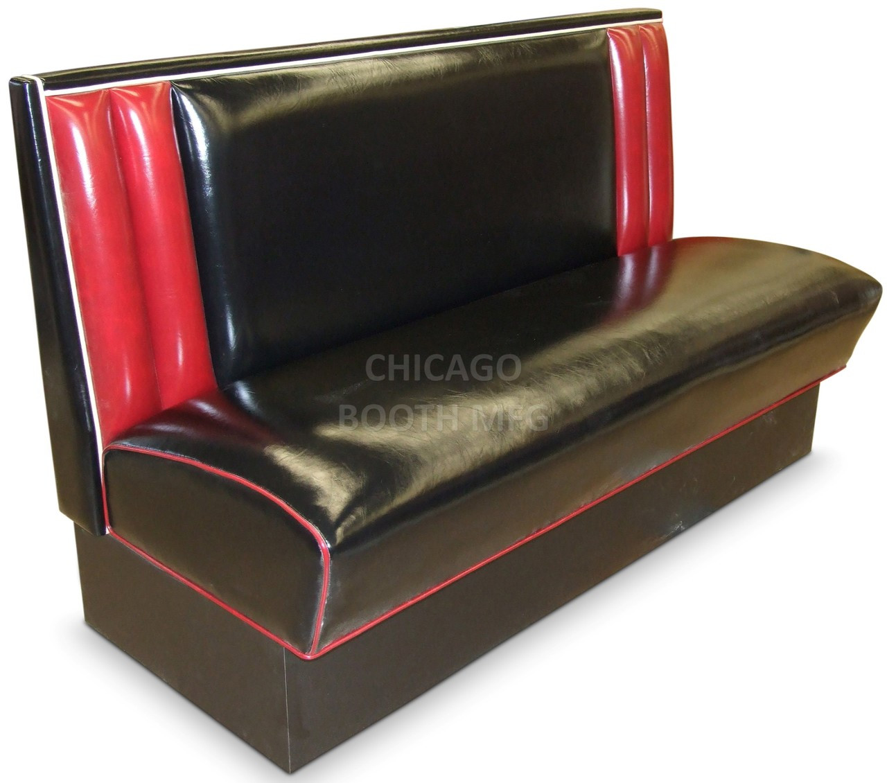 Streamliner Restaurant Booth - Chicago Booth Mfg