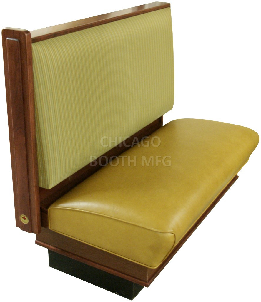 Two Step Restaurant Booth - Chicago Booth Mfg