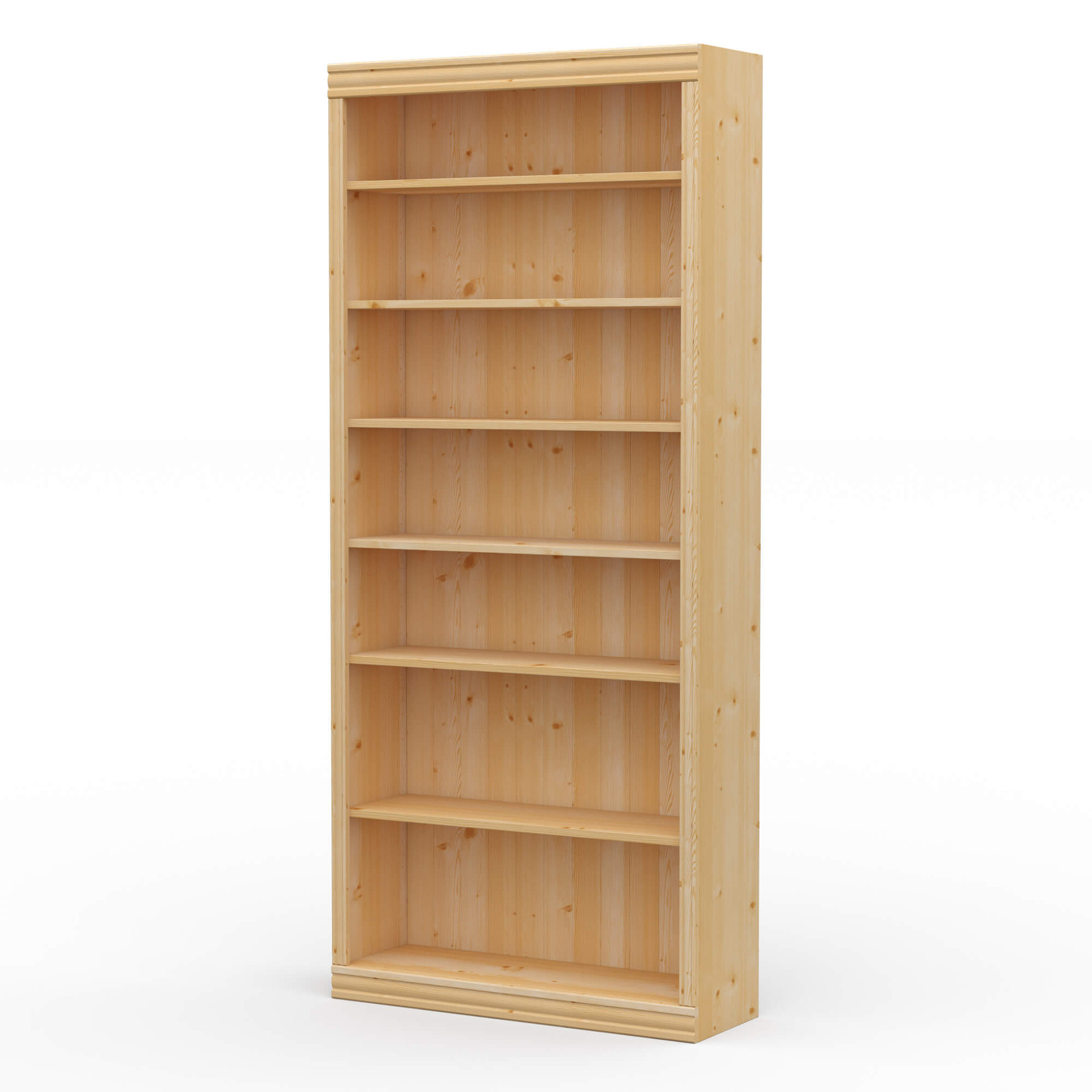 Real Wood Bookcase 82" High x 12" Deep