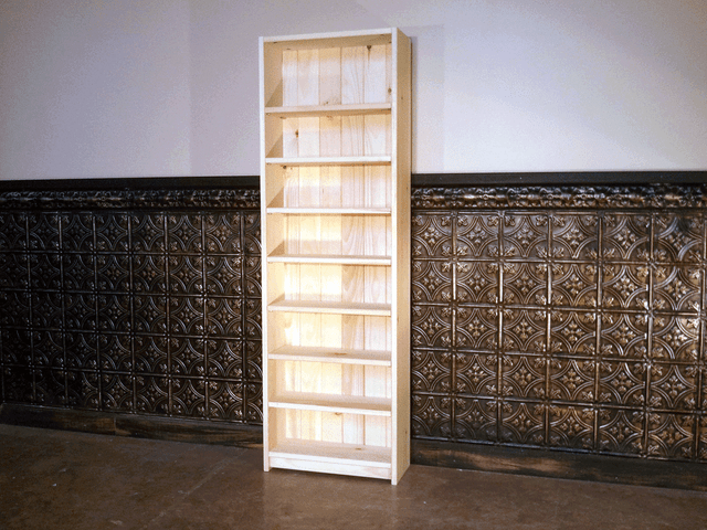 CD/DVD Paperback Novel Shallow Depth Bookcase
