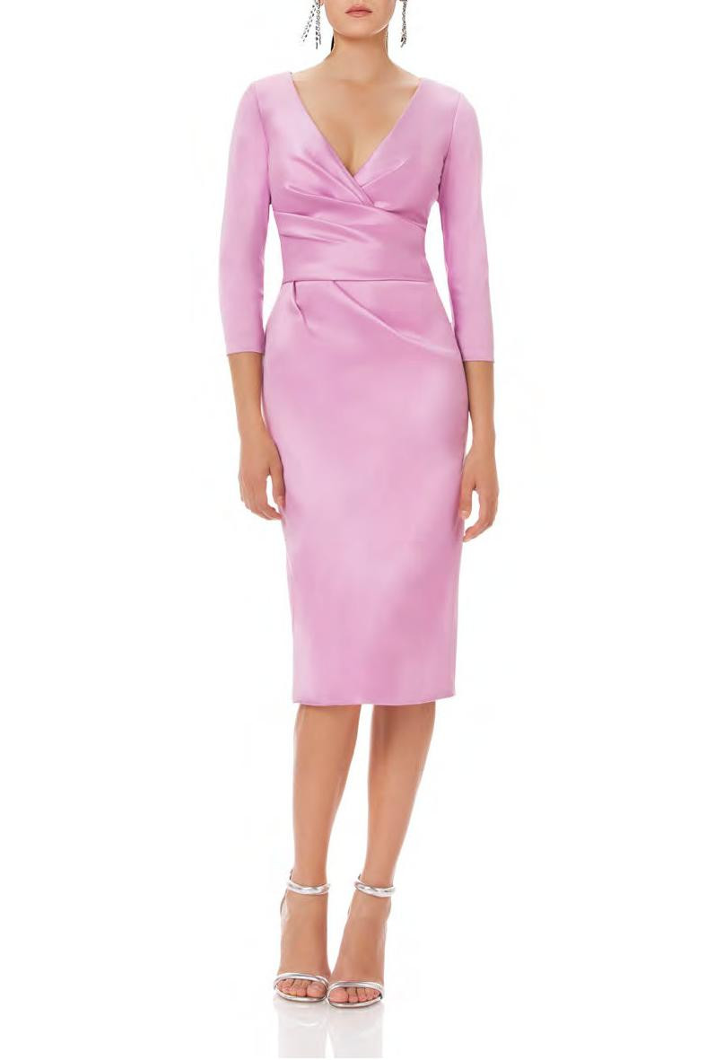 Theia 34 Sleeve Cocktail Dress Modesens