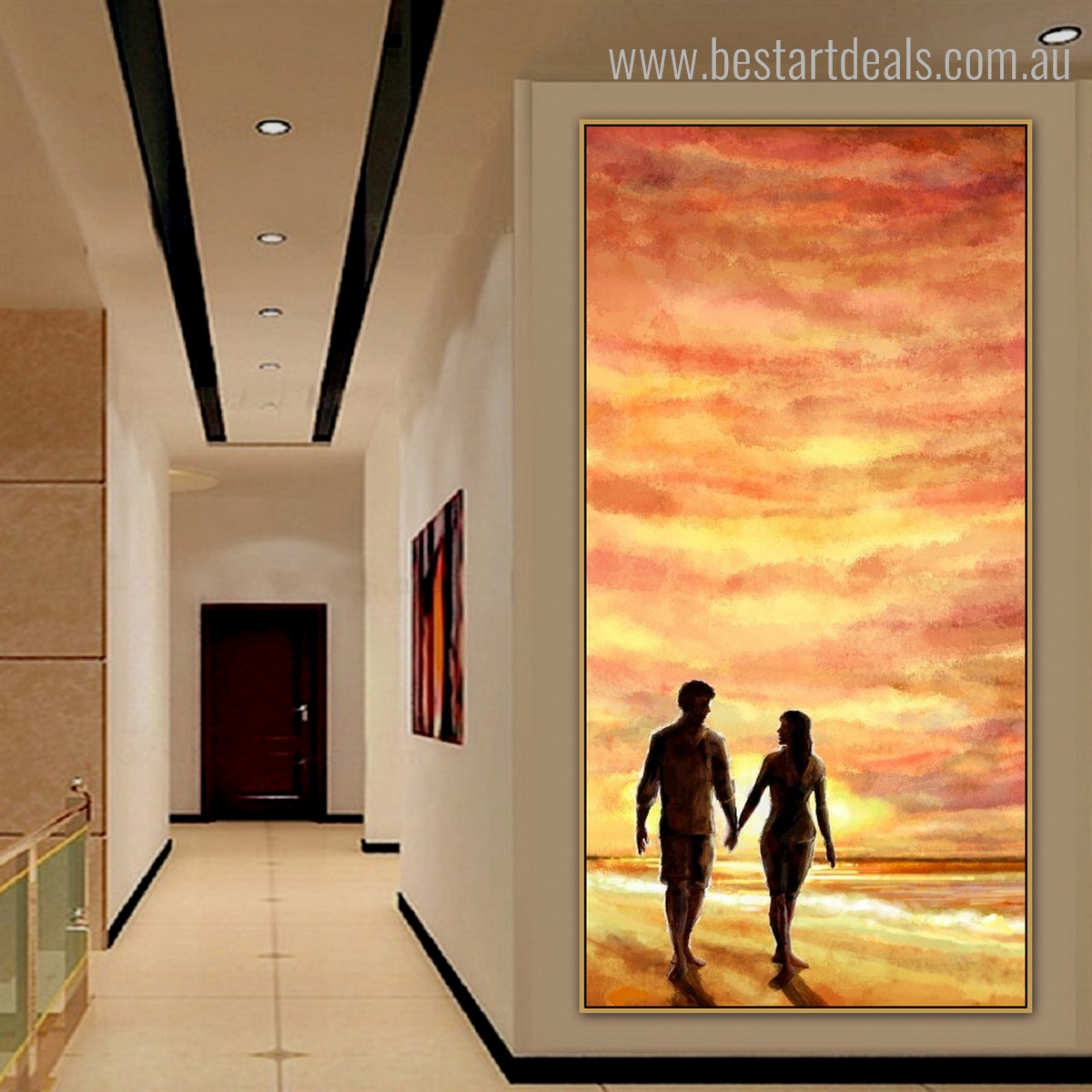 Buy Lover Walk Canvas Print Wall Art Decor.