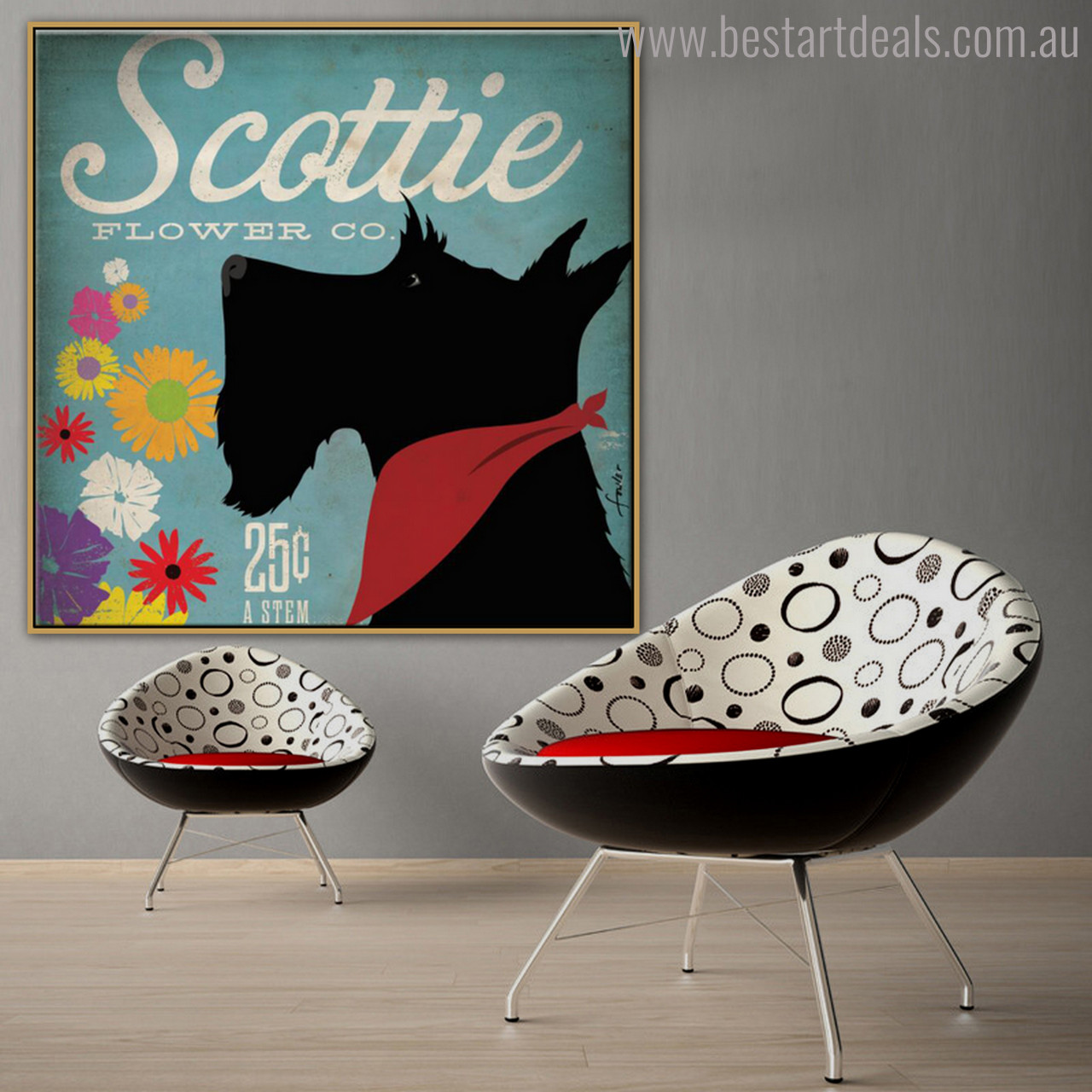 Buy Pet Dog Canvas Print Wall Art Decor.