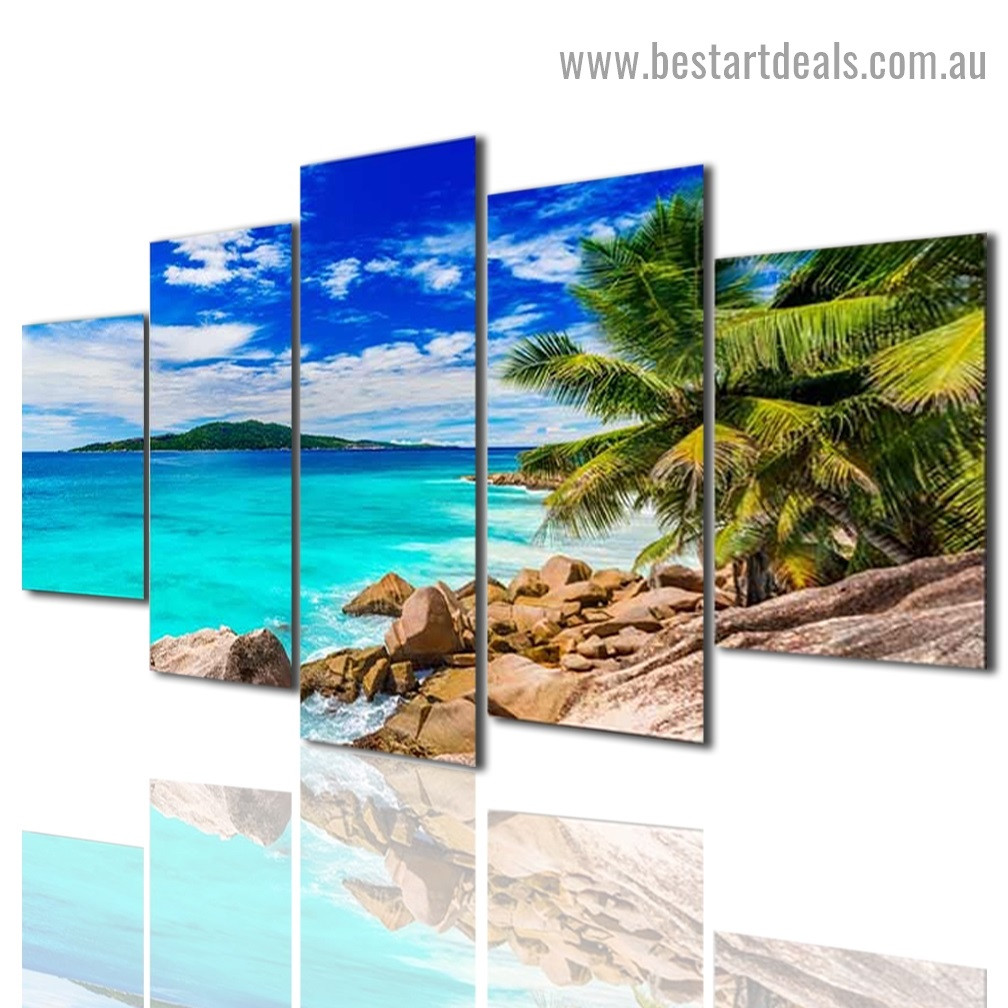 Buy Beach Surf Canvas Print Wall Art Decor.