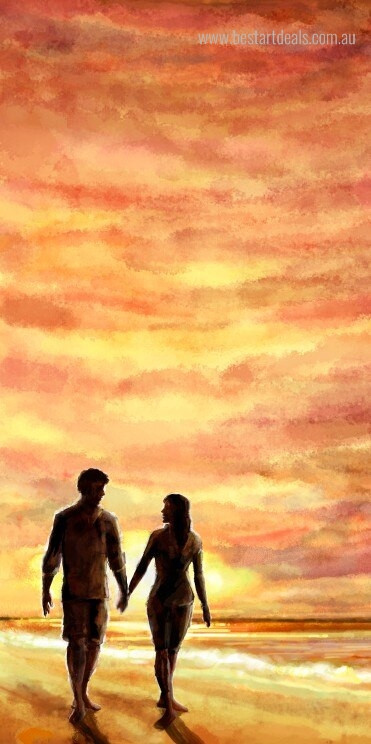 Buy Lover Walk Canvas Print Wall Art Decor.