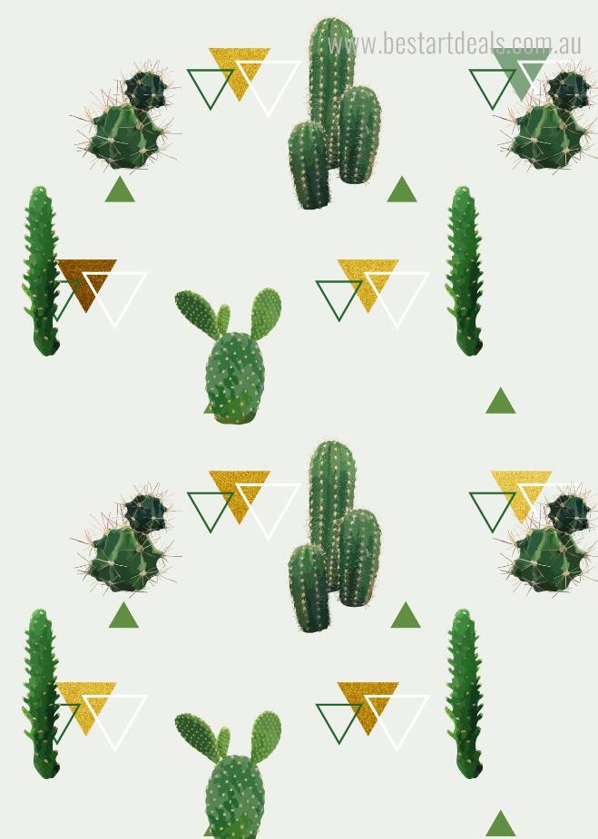 Buy New Cactus Bines Canvas Print Wall Art Decor.