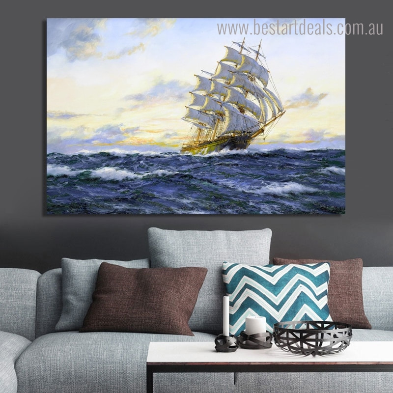Buy Sailboats Canvas Print Wall Art Decor.