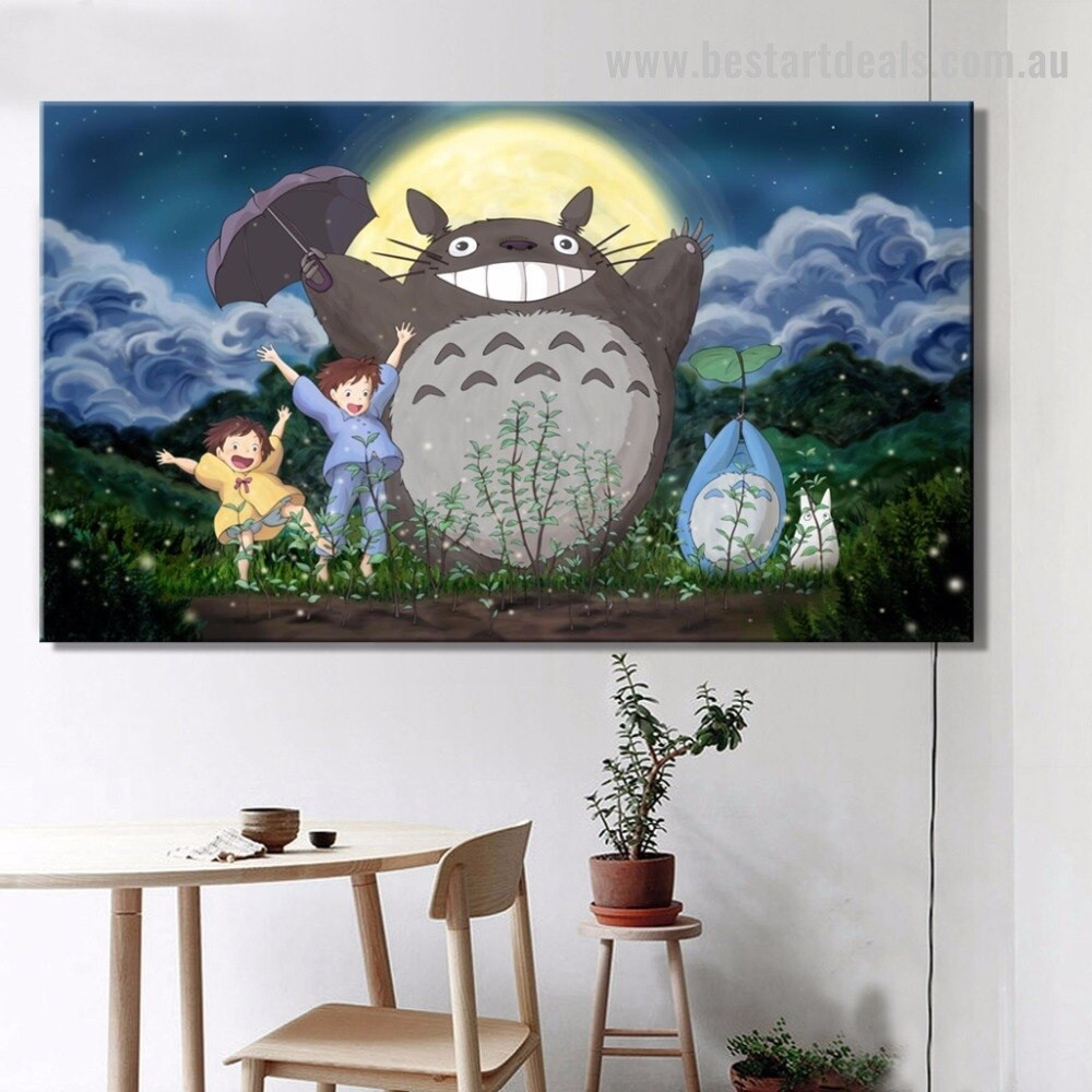 Buy My Neighbor Totoro Canvas Print Wall Art Decor.