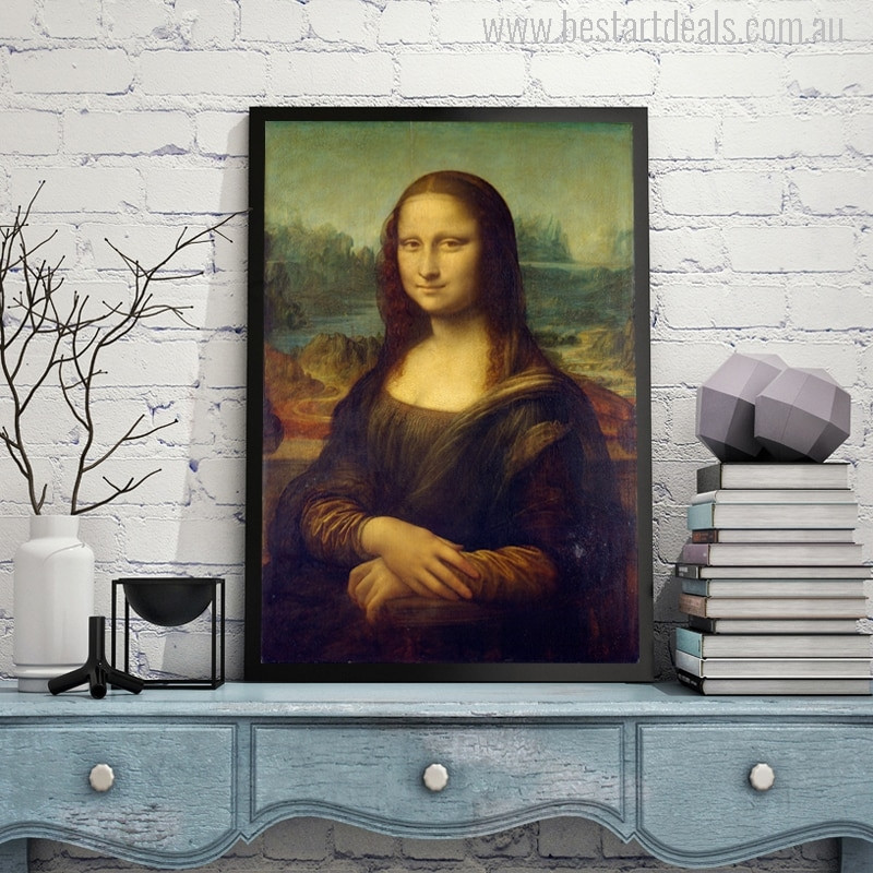 Buy Mona Lisa Canvas Print Wall Art Decor.