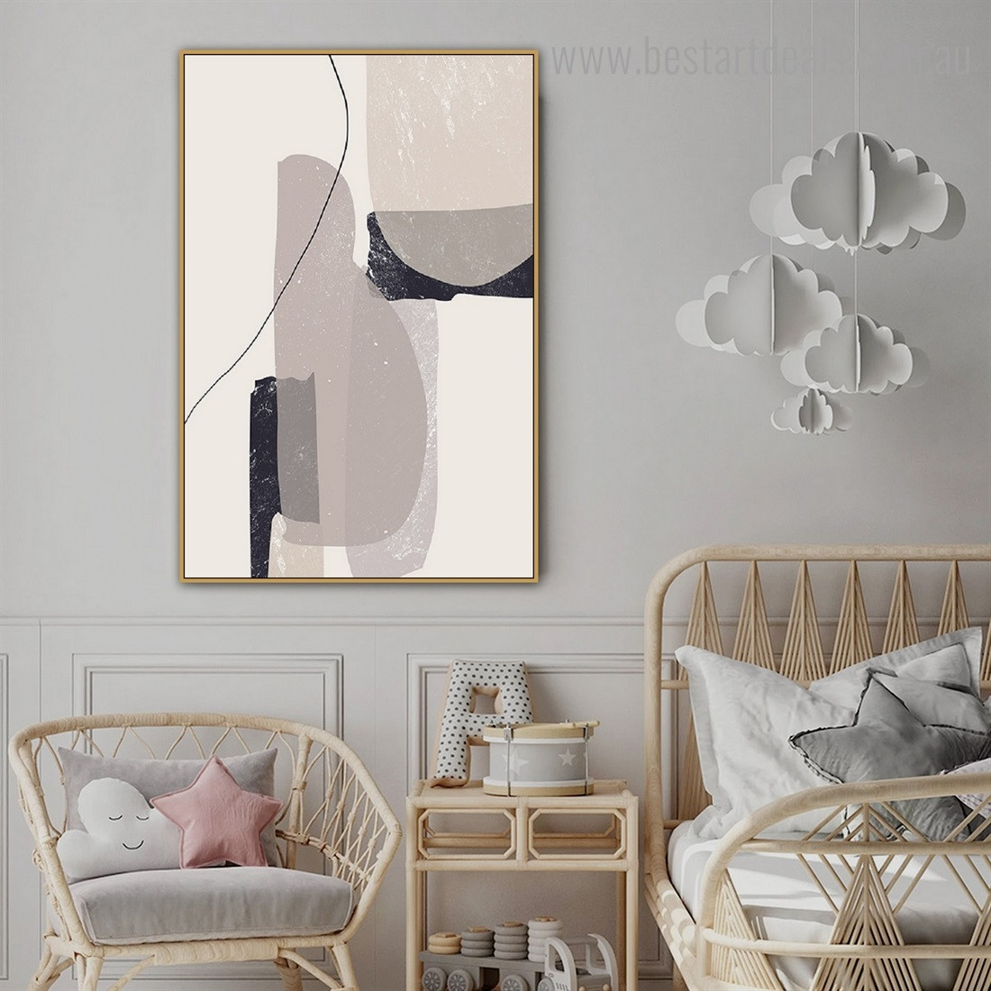 Buy Golden Spots Canvas Print Wall Art Decor.