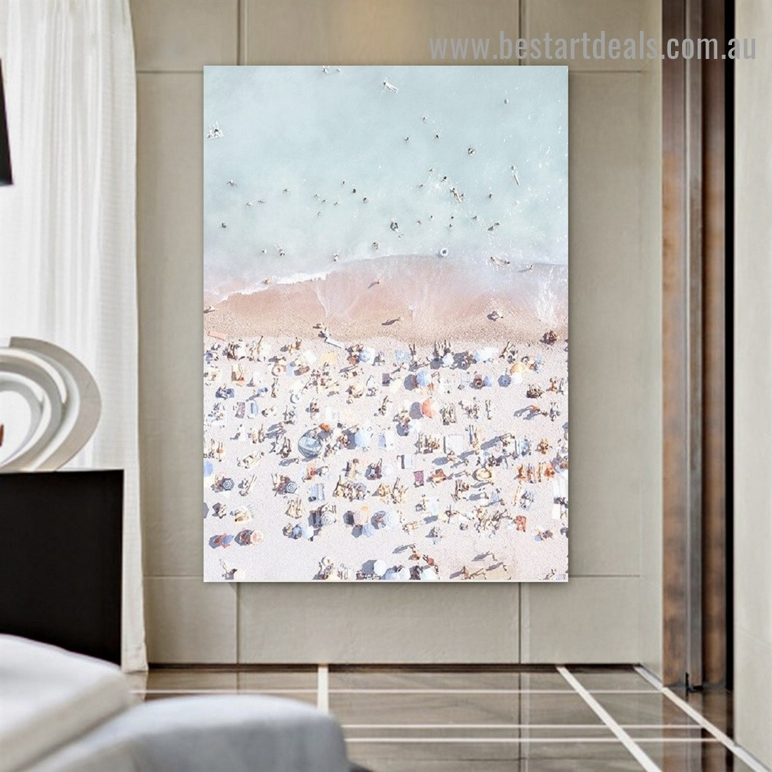 Buy Beach Surf Canvas Print Wall Art Decor.
