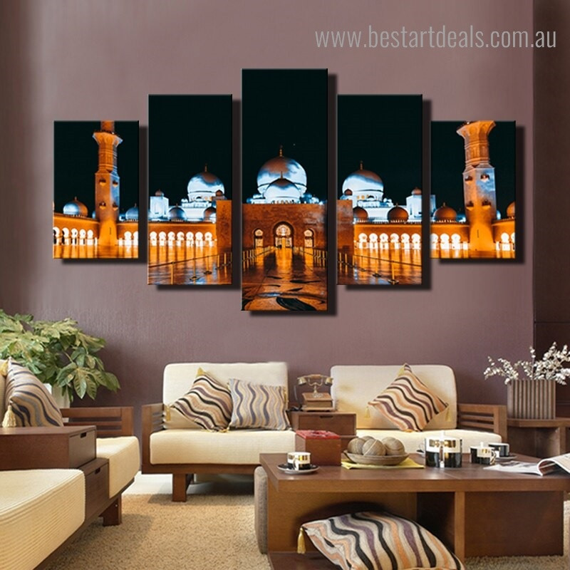 Buy Mosque Sheikh Zayed Canvas Print Wall Art Decor.