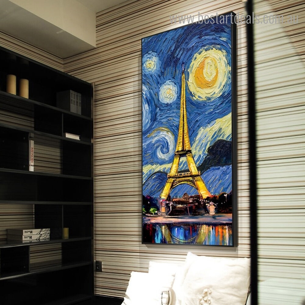 Buy Starry Night Canvas Print Wall Art Decor.