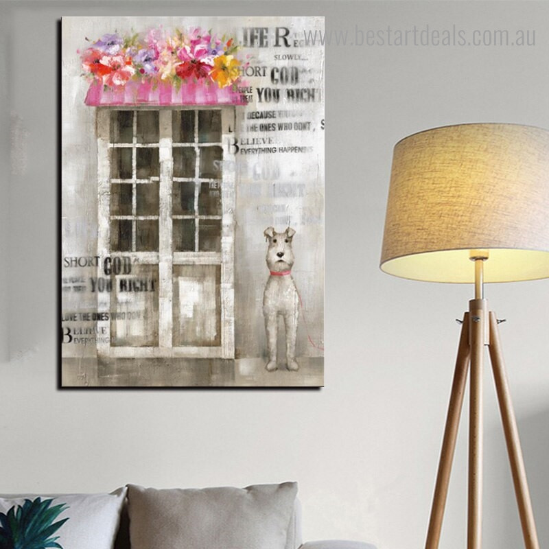 Buy Pet Dog Canvas Print Wall Art Decor.