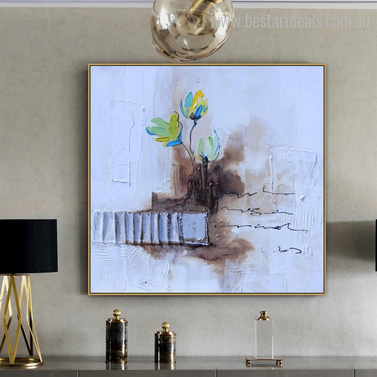 Buy Colorific Lotus Canvas Print Wall Art Decor.