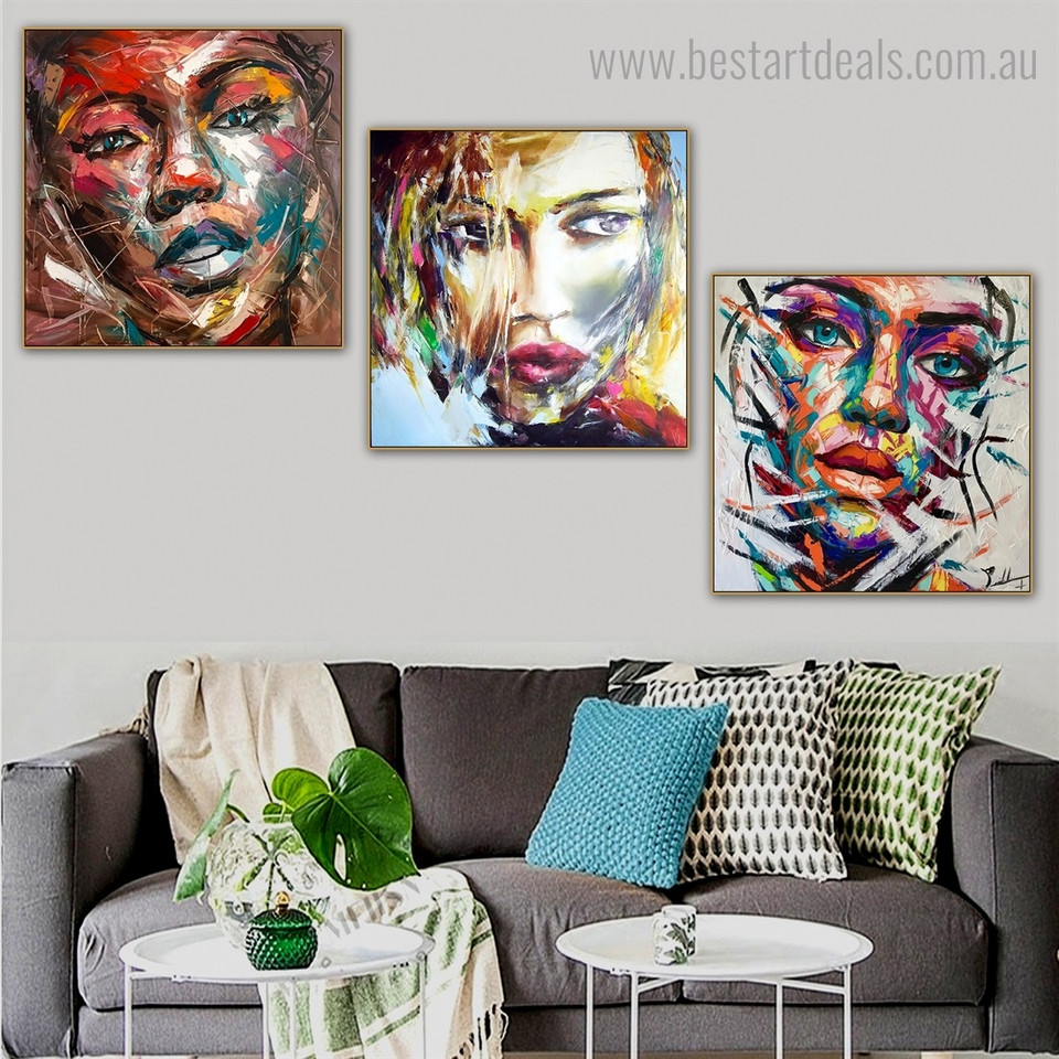 Buy Colourful Poppies Canvas Print Wall Art Decor.