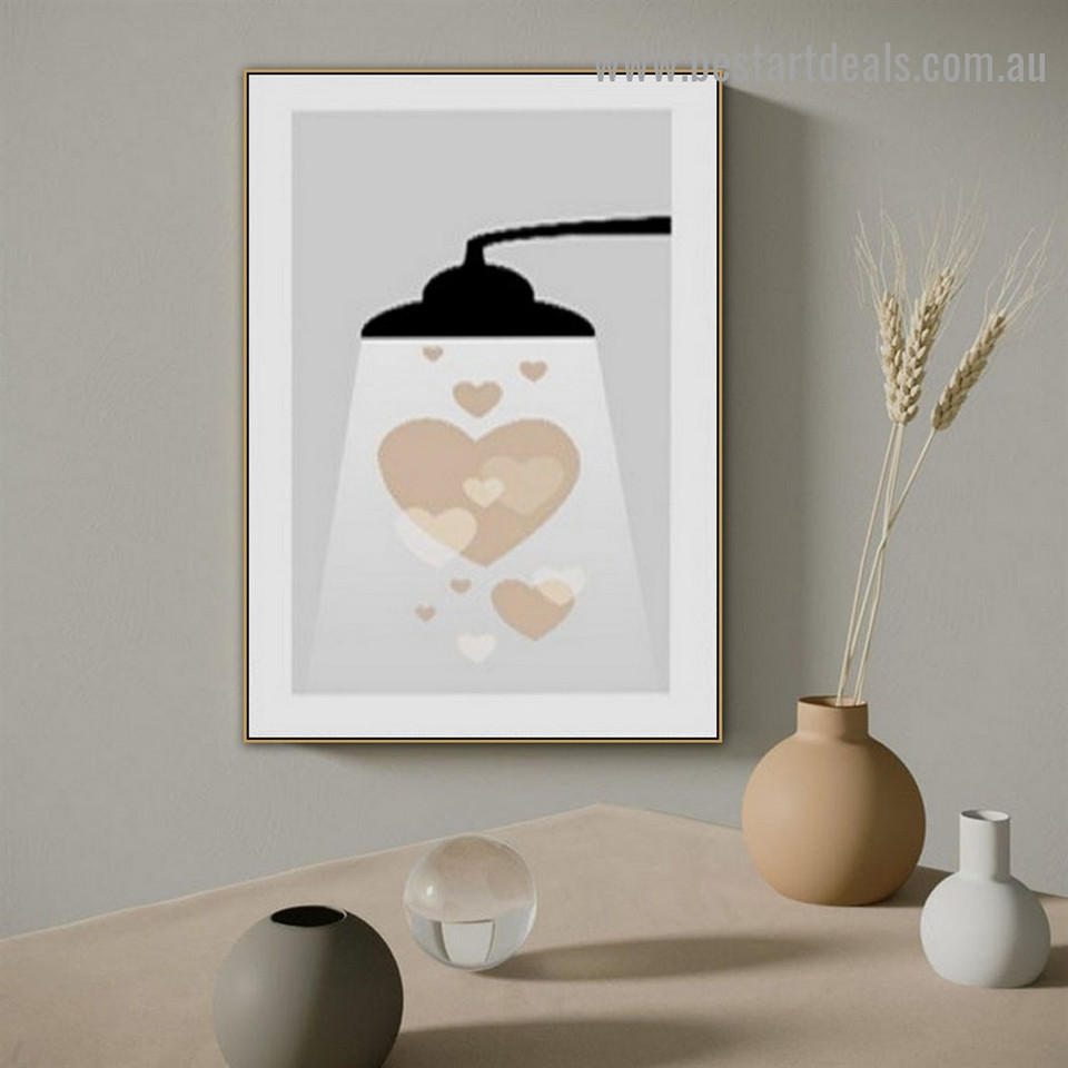 Buy Heart Sapling Canvas Print Wall Art Decor.