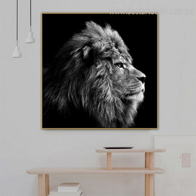Buy Leo Face Canvas Print Wall Art Decor.
