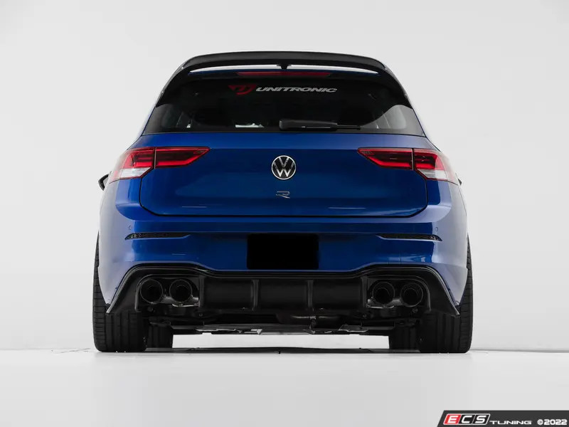 MK8 Golf R Rear Diffuser - Gloss Black - ES#4623689