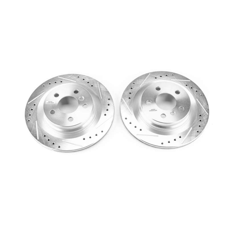 Power Stop 16-18 BMW X1 Rear Evolution Drilled & Slotted Rotors - Pair ...