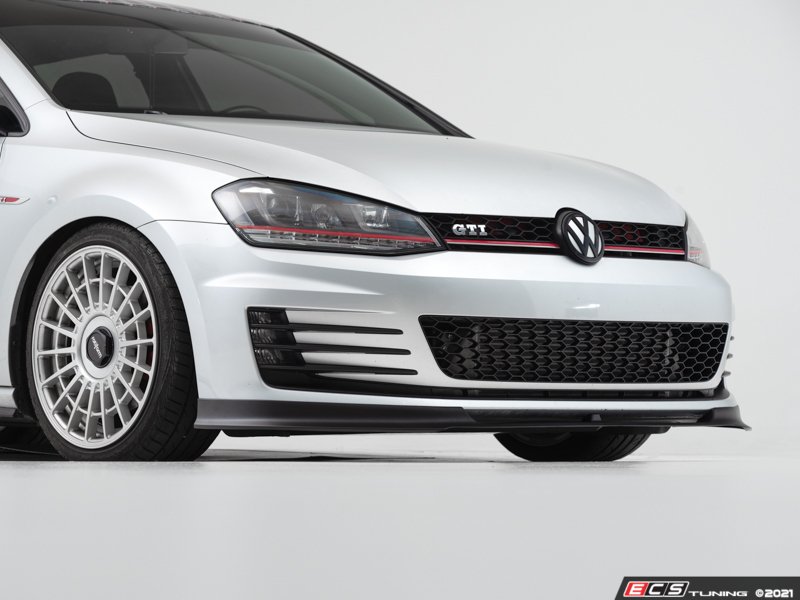 New ECS MK7 GTI Front Lip Spoiler - Textured Black - Exo Performance ...