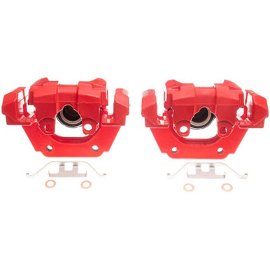 Power Stop 10-15 BMW 550i GT Rear Red Calipers - Pair - S6110 - Exo ...