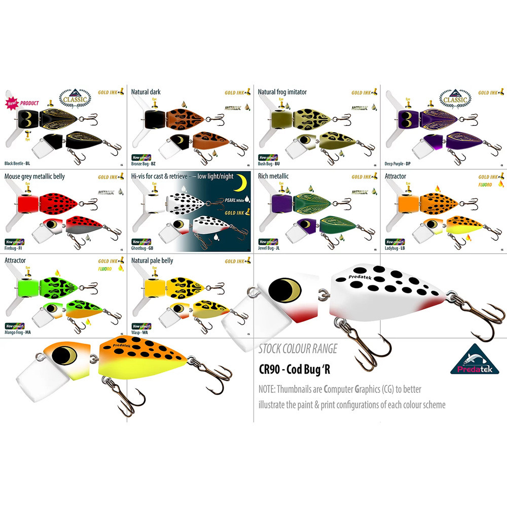 Predatek CodBug Articulated CR90 CB Surface Lure - McCredden's