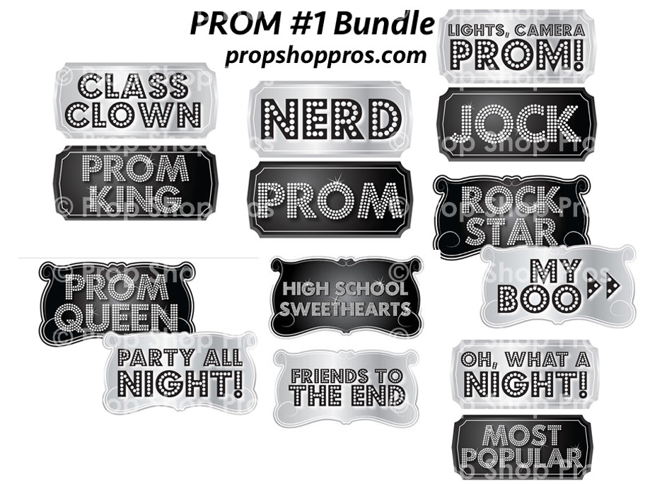 SHOP ALL PROP SIGNS (Alphabetical Order) - PROM - PROM #1 - The Joy ...