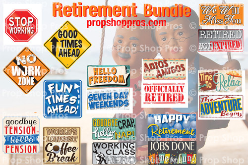 Best Retirement Photo Booth Props | Prop Shop Pros