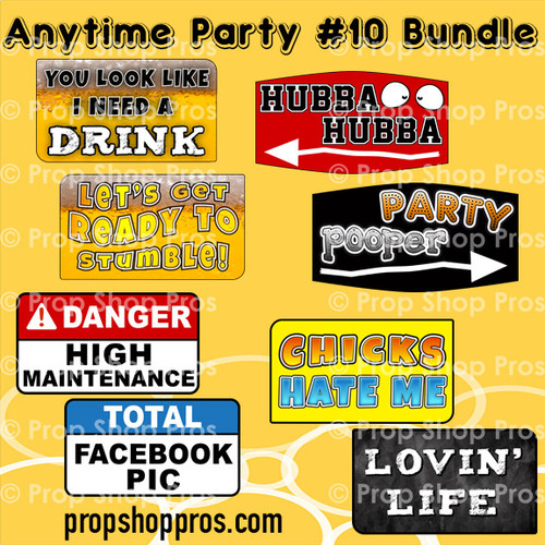 Best Anytime Party Photo Booth Props | Prop Shop Pros