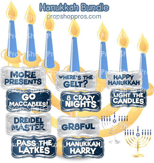 Best Hanukkah Photo Booth Props | Prop Shop Pros