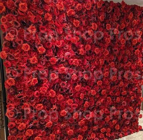 RED ROSES FLOWER WALL | FLOWER WALL | RED ROSE FLOWER WALL