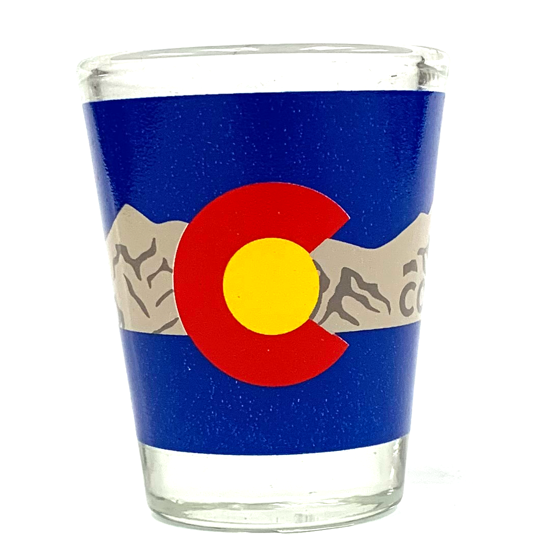 Colorado Flag Shot GLass - Paykoc Imports, Inc.