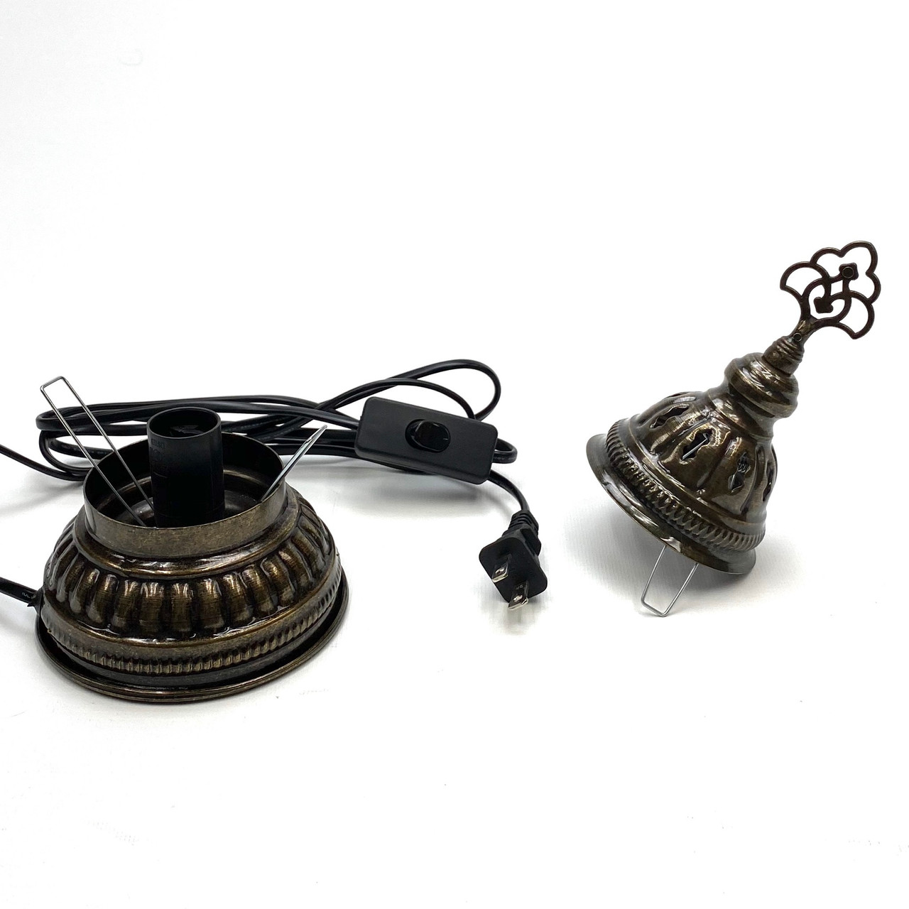 Short and Squat Mosaic Lamp US 110V Electric Base MB2/3-SQUAT-BASE ...