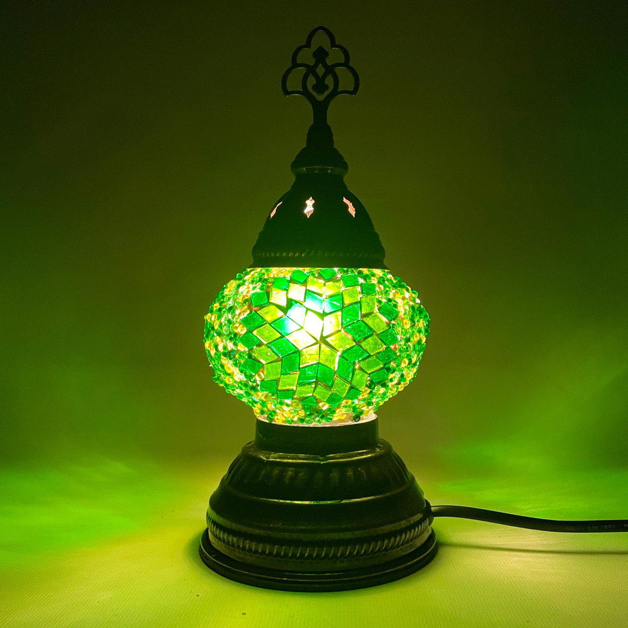 Turkish Mosaic Short and Squat Table Lamp Night Light - MB1 Squat ...