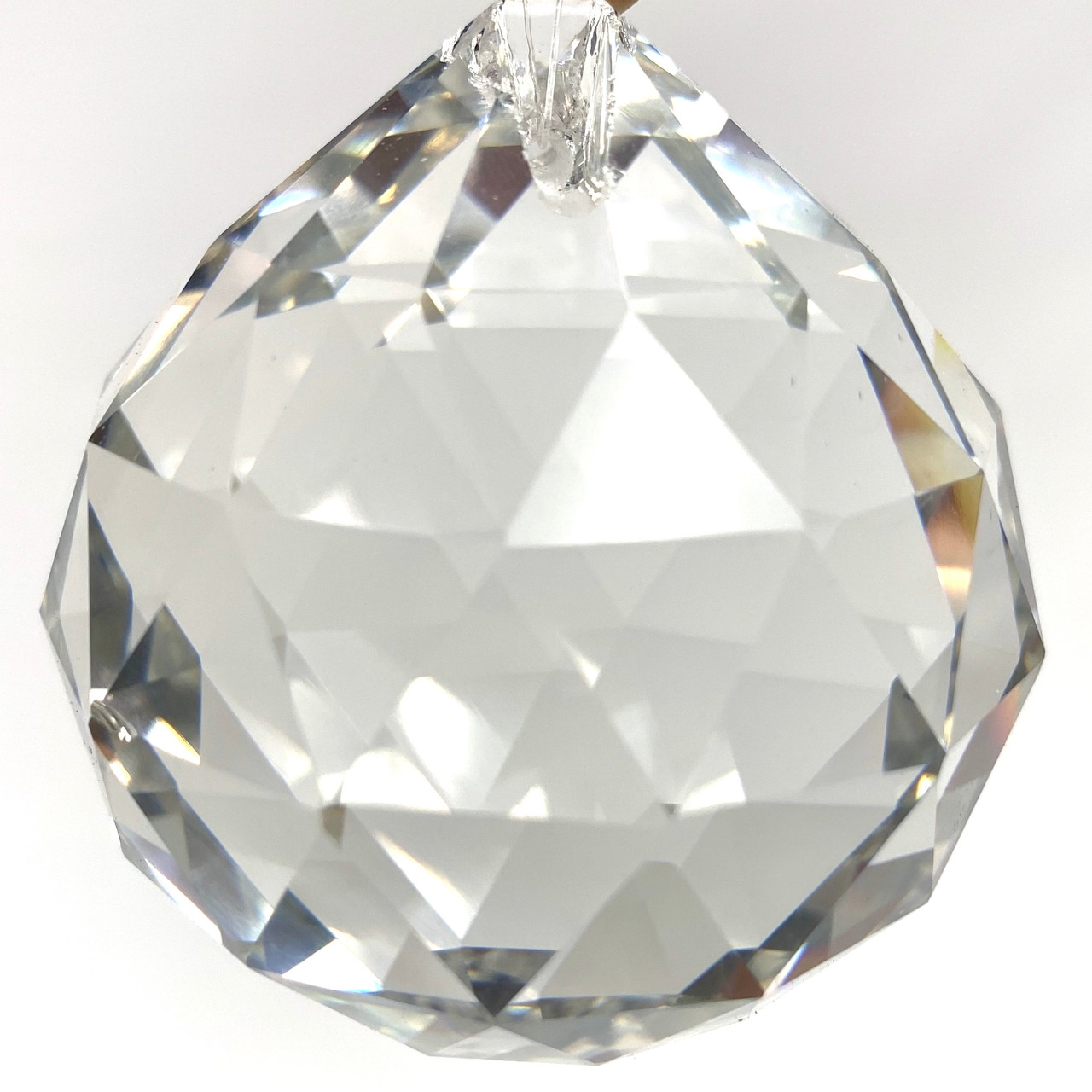 Powerful Hanging Feng Shui Crystal Ball Cut Faceted Leaded 60mm 2.36 ...